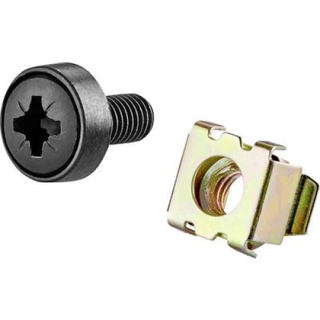 Set 50 Suruburi + Piulite + Saibe dulap rack, Renkforce, M6 x 16 mm ...