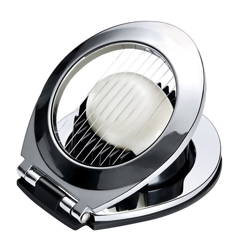 Feliator manual pentru oua, Doua stiluri de feliere, Aluminiu/Inox ...