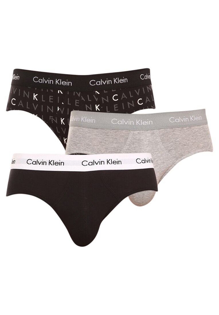 Set 3 chiloti barbati, Calvin Klein, Bumbac, Multicolor, M - eMAG.ro