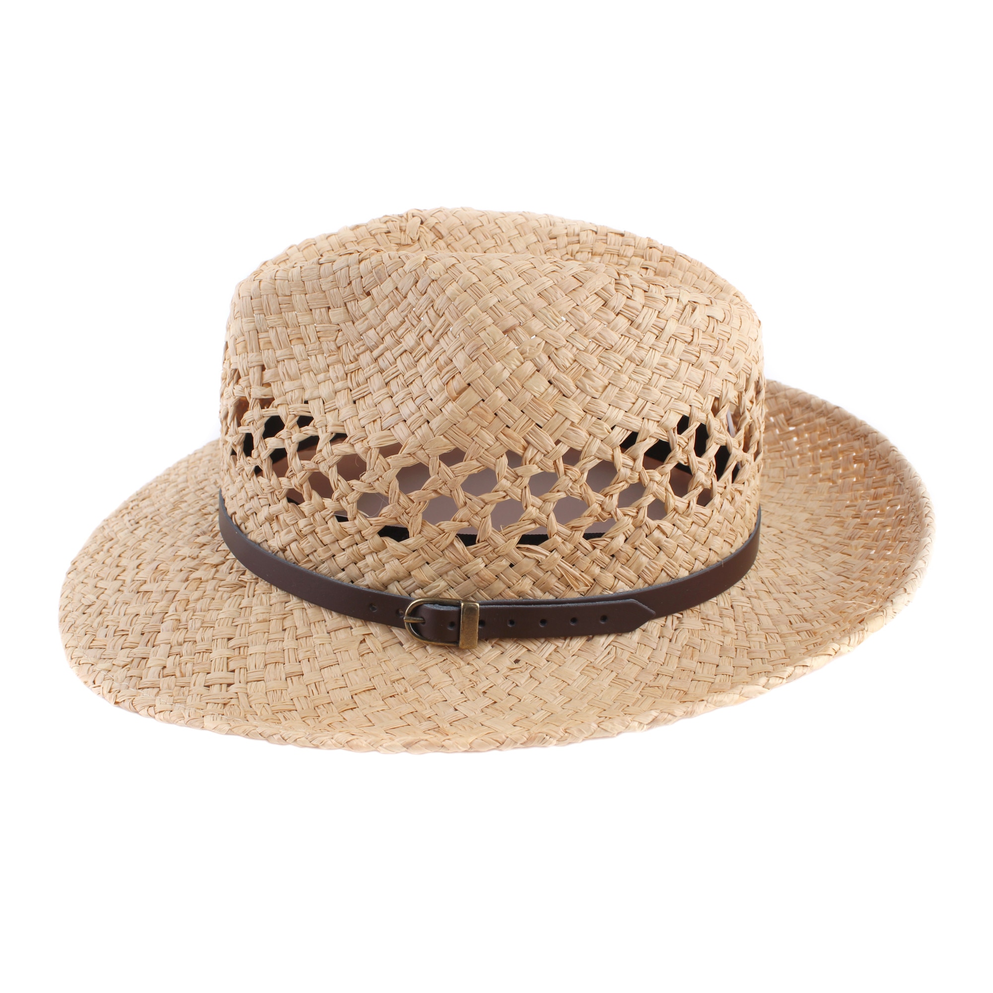 Palarie din rafie Fratelli Mazzanti FM 7932, Natural, 62 cm - eMAG.ro