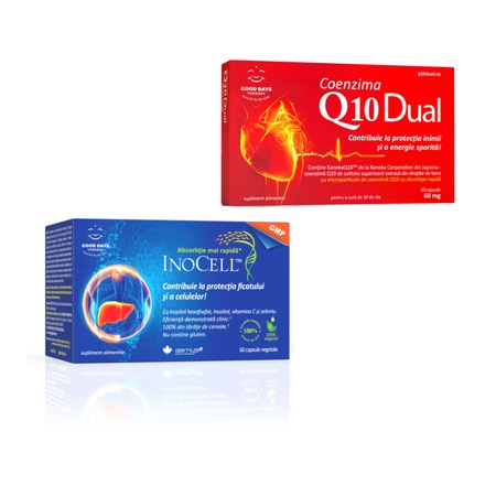 Pachet InoCell™, 60 capsule si Coenzima Q10 Dual, 30 capsule - eMAG.ro