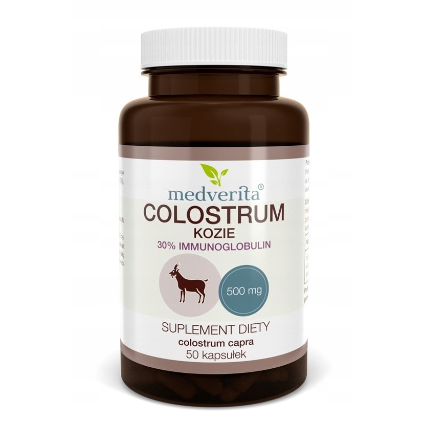 Supliment alimentar, Medverita, Colostru de capra 500mg, 50 capsule ...