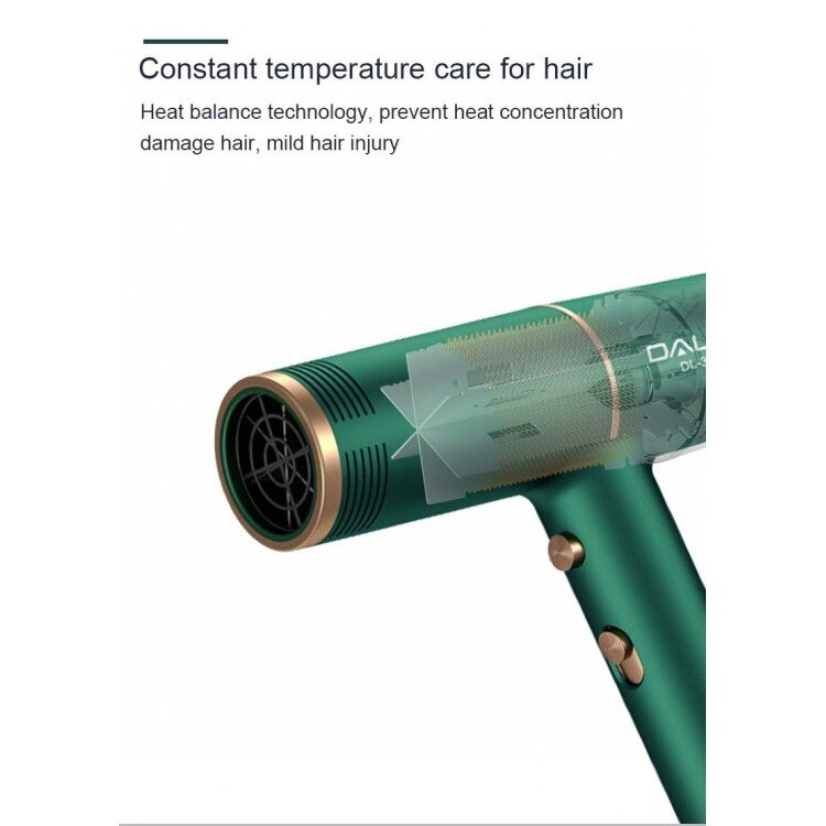 Uscator de par in forma de T cu 2 duze difuzoare 1200W, DL-3013, DALING ...