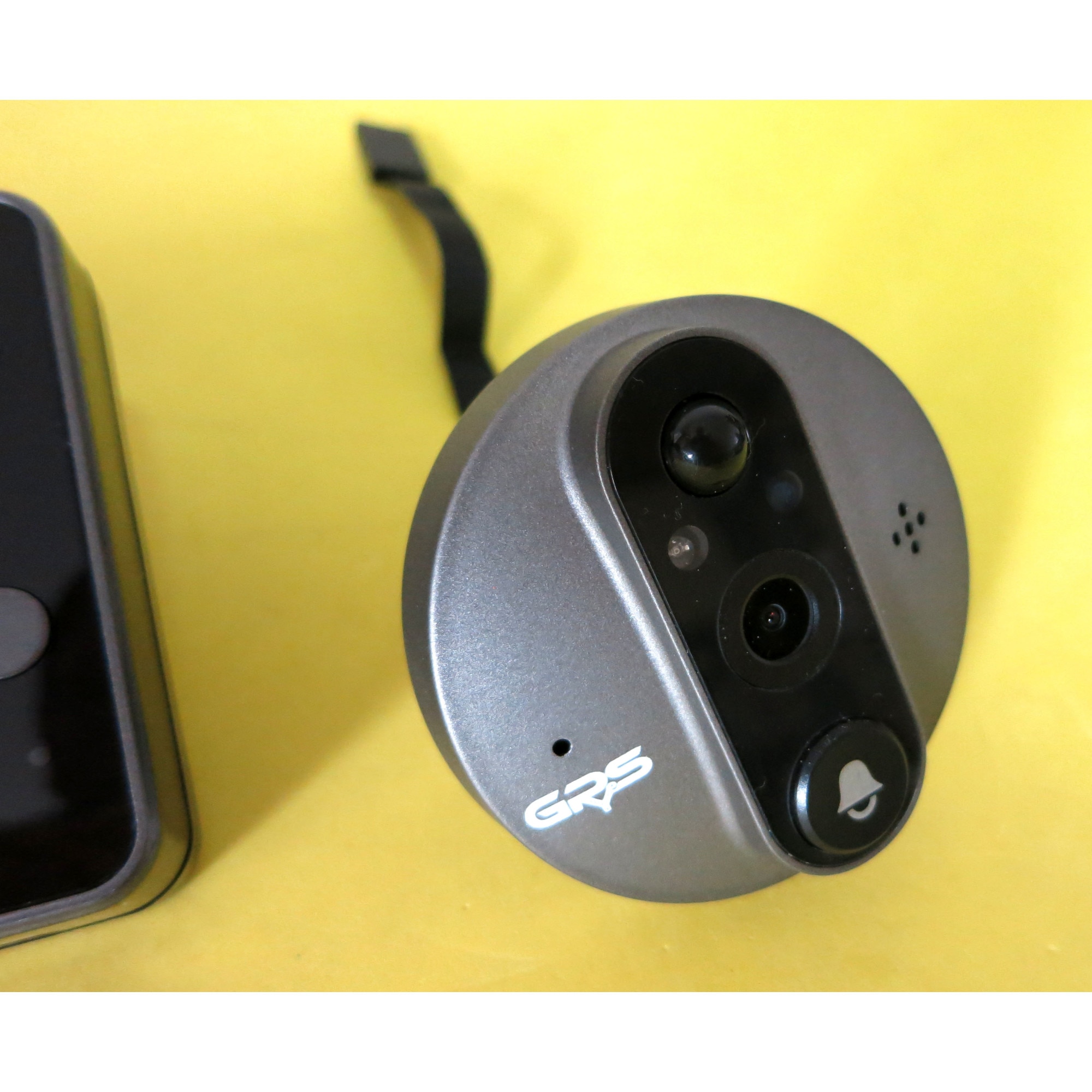 Vizor smart GPyeS JOY C, camera de supraveghere cu sonerie, Tuya, Ecran ...