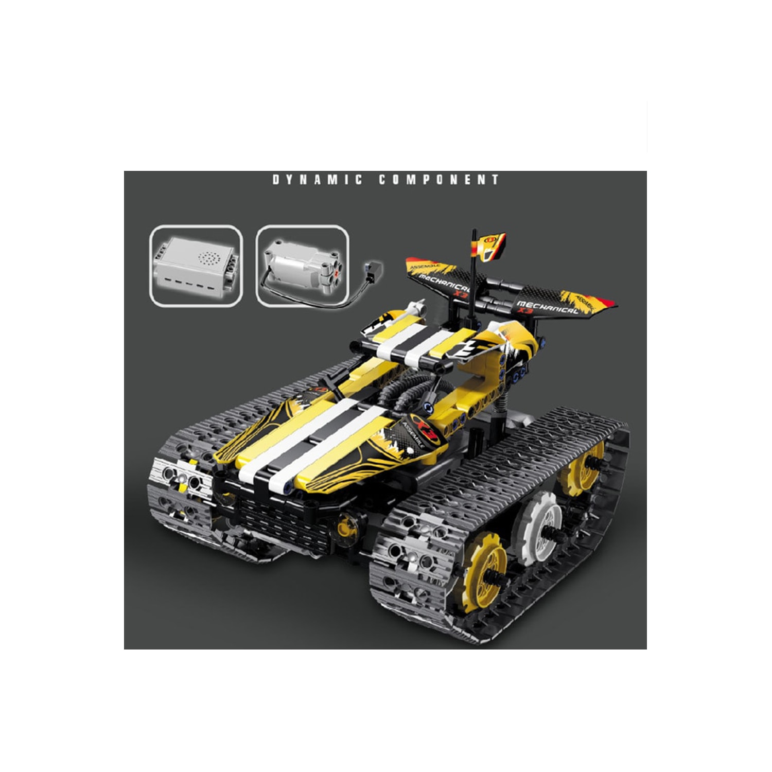 Set tehnic de constructie, Masina cu telecomanda, cu Radio control si ...