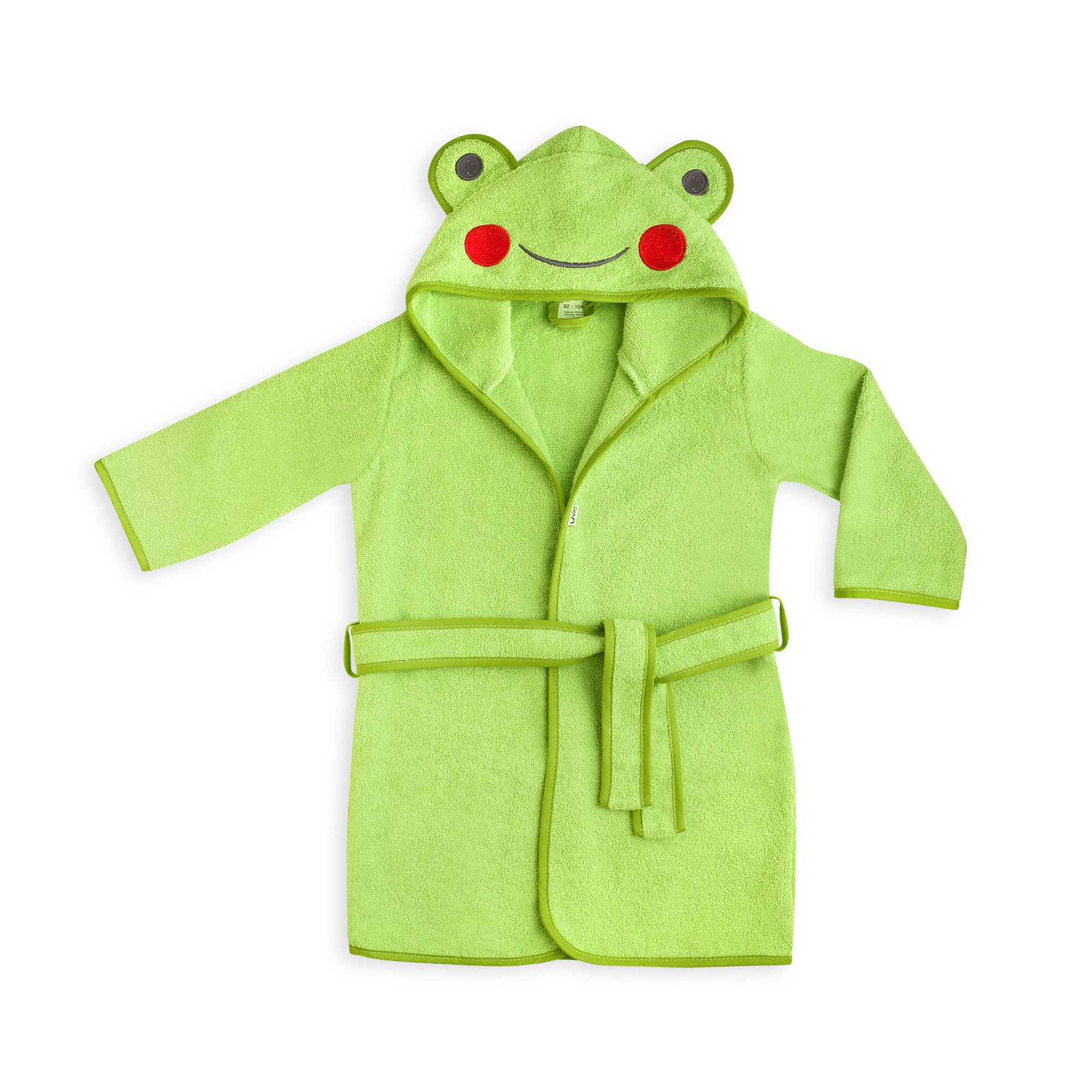 Halat pentru copii, UVIE, bumbac Verde 104-116 cm - eMAG.ro