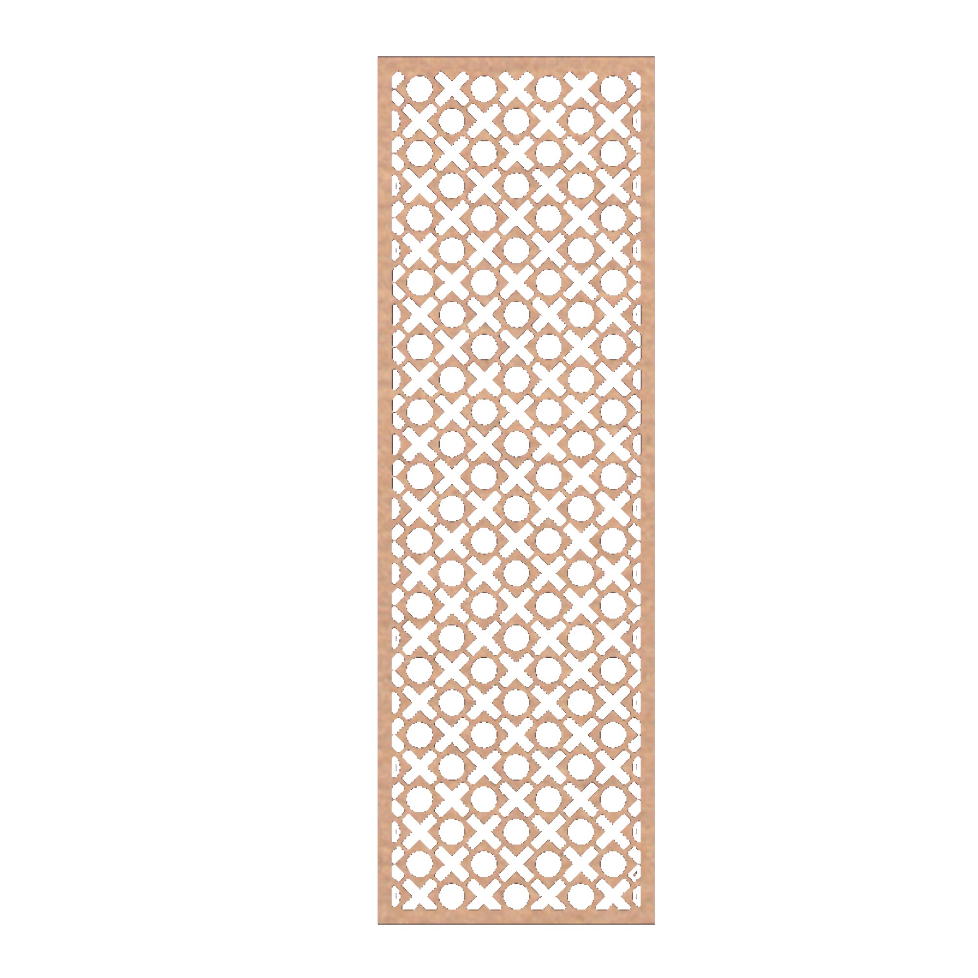 Panou decorativ traforat, mdf natur, Mos163, 150 x 48 cm, 6 mm - eMAG.ro