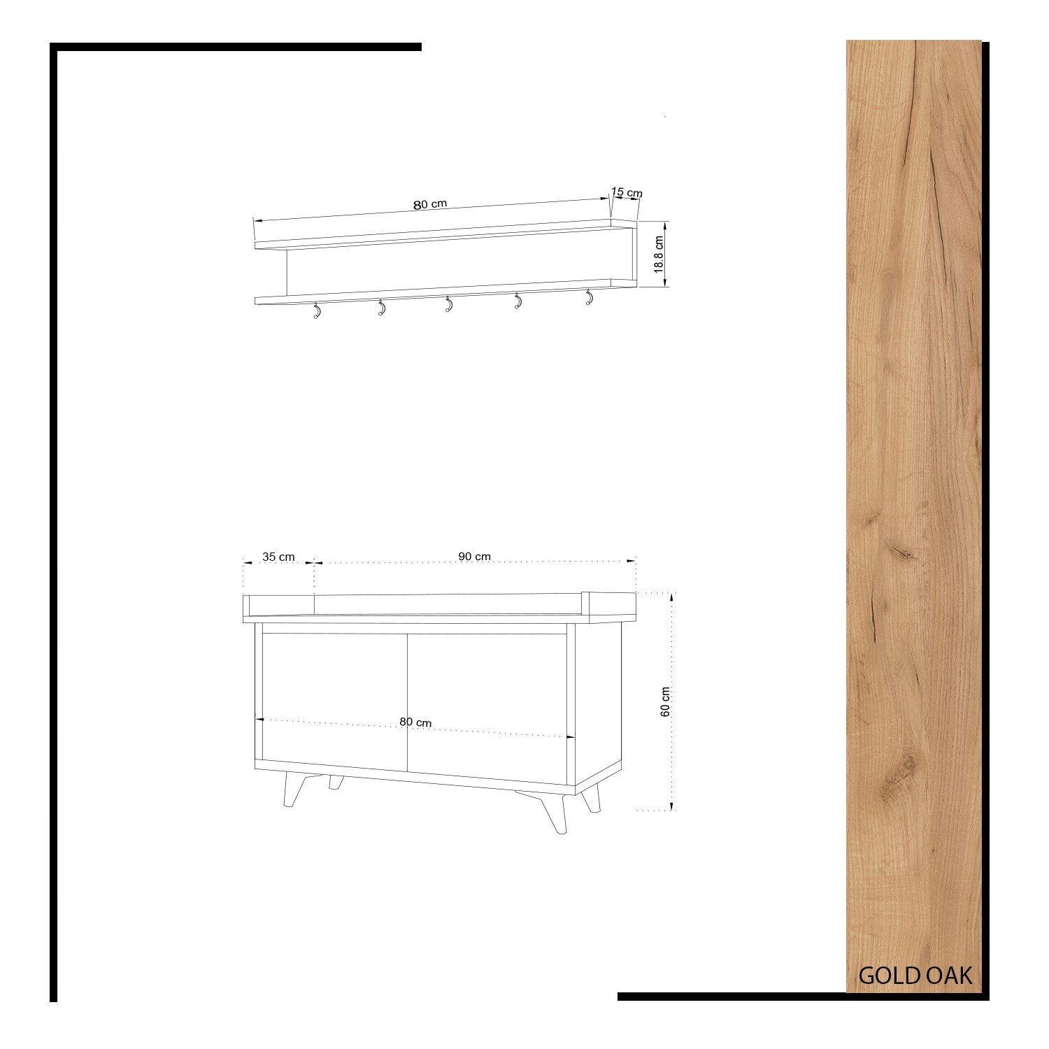 Cuier, Arasso, Nuc-Alb, 90 x 60 x 35 cm - eMAG.ro