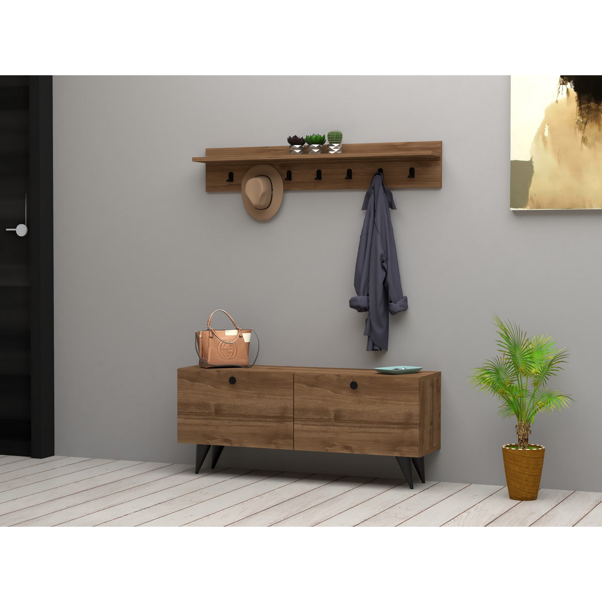 Cuier, Rupa, Nuc, 113 x 48 x 35 cm - eMAG.ro