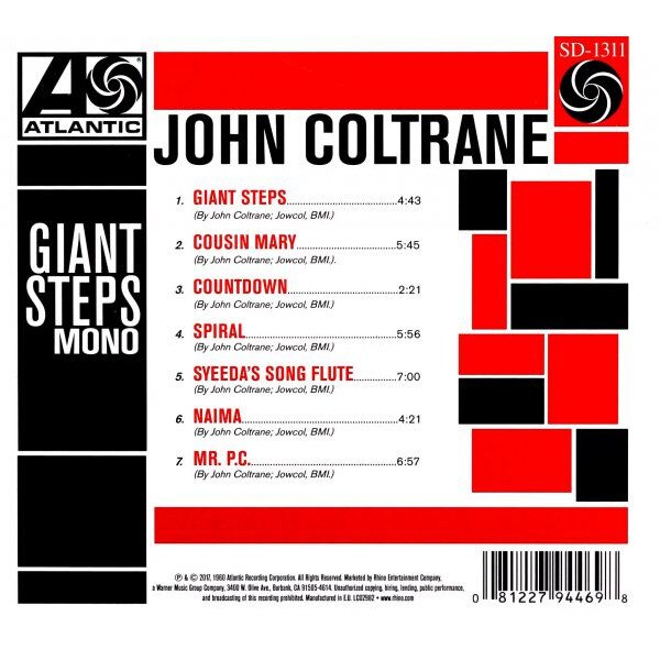 John Coltrane: Giant Steps (Mono Remaster) [CD] - eMAG.hu