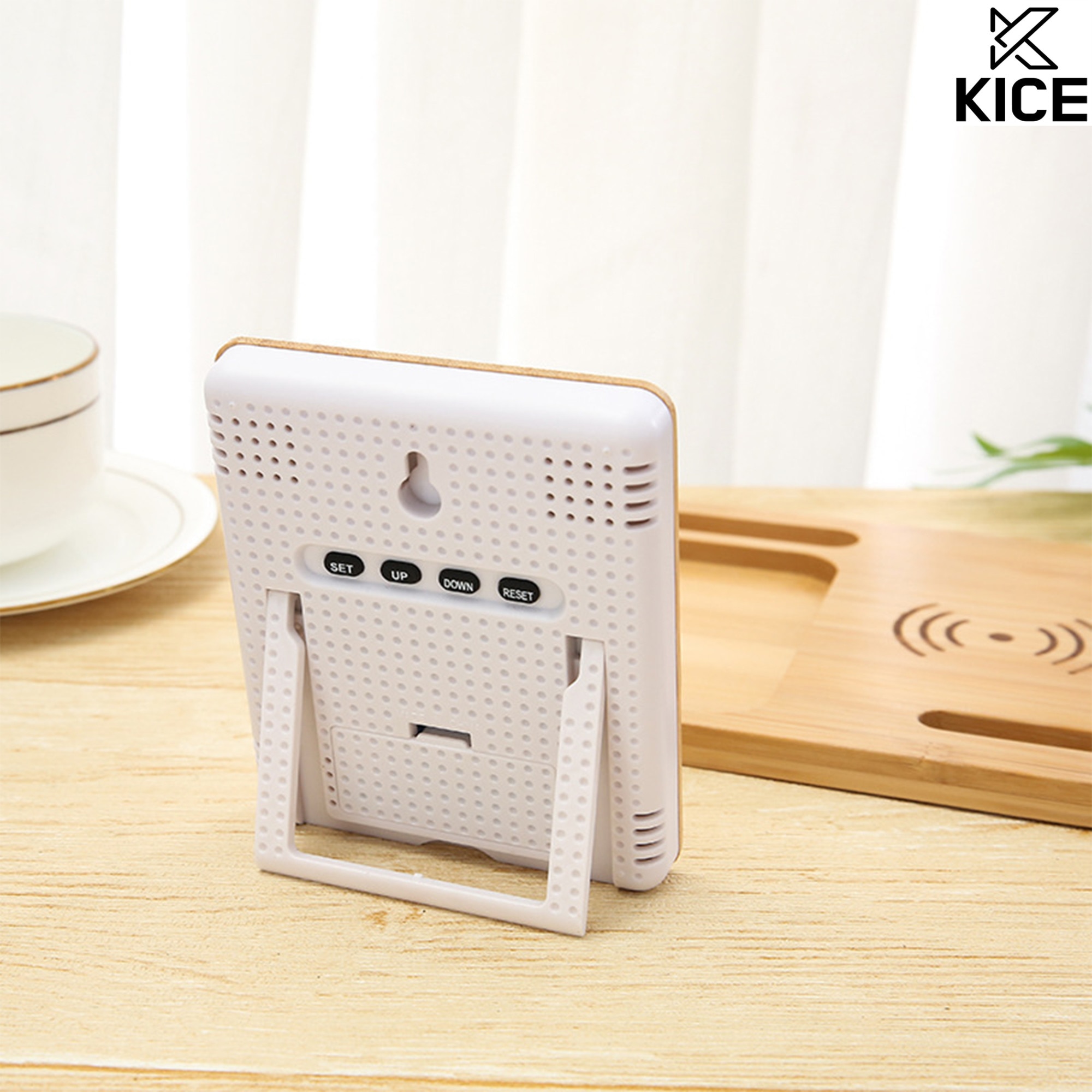 Incarcator Wireless de Camera tip Statie Meteo Kice®, Incarcare QI 10W ...