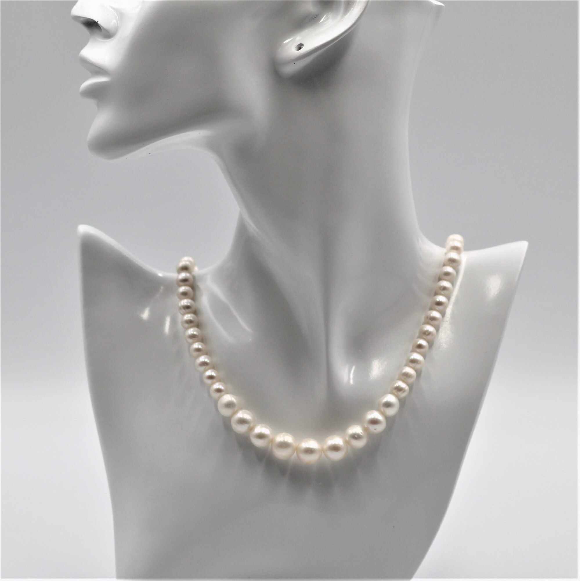 Colier din perle naturale, argint 925, 46 cm - eMAG.ro