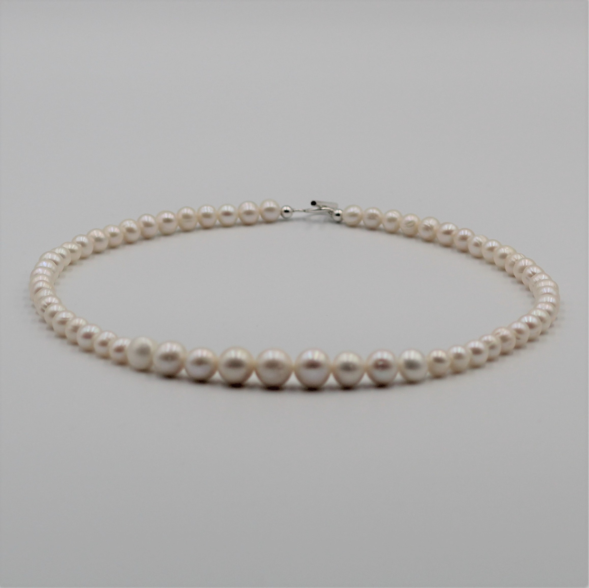 Colier din perle naturale, argint 925, 46 cm - eMAG.ro