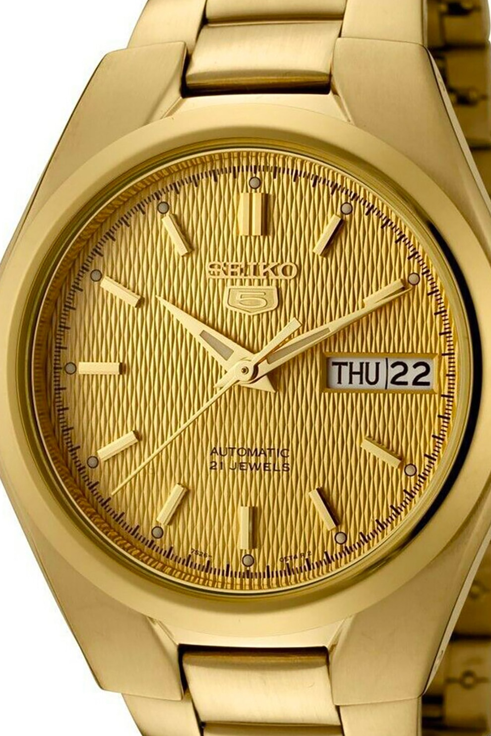 Seiko, Ceas automatic de otel inoxidabil, Auriu - eMAG.ro