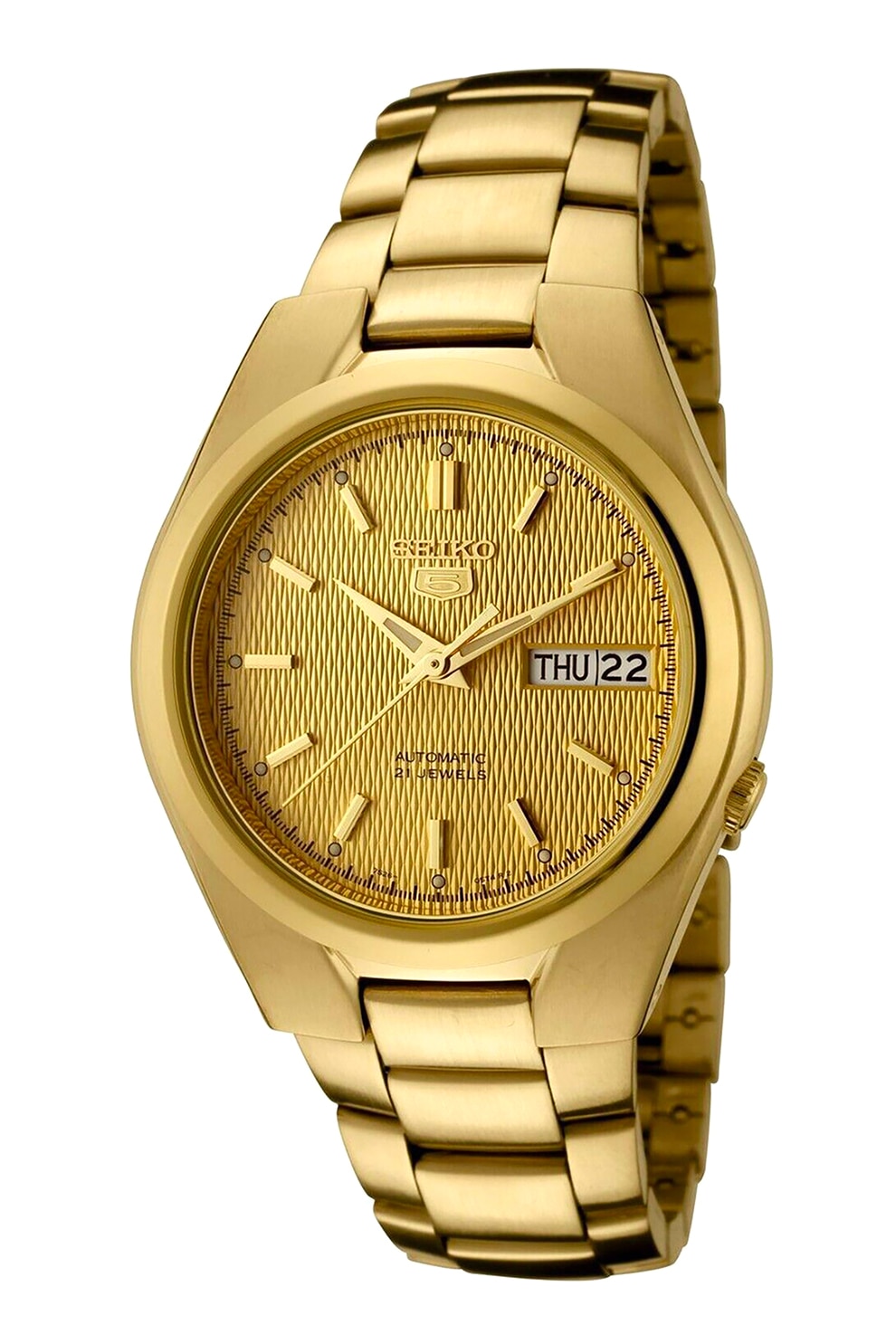 Seiko, Ceas automatic de otel inoxidabil, Auriu - eMAG.ro