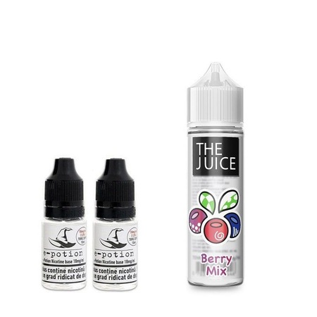 Pachet Lichid Tigara Electronica The Juice - Berry Mix, 6,66mg/ml, 60ml cu Nicotina - eMAG.ro