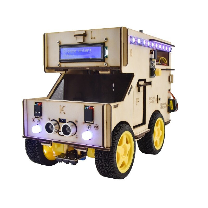 Kit Start Masina Smart RV Robot pentru programare STEM Arduino, KS0507 ...