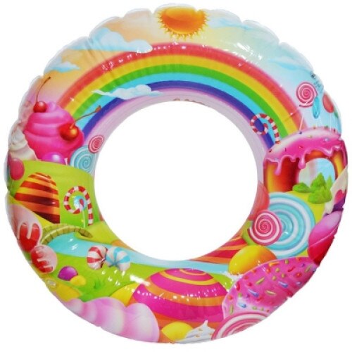 Colac gonflabil ondulat pentru baie, 90 cm - eMAG.ro