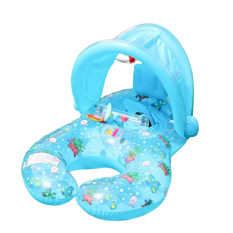 Colac Dublu Mama si Copilul cu acoperis detasabil, albastru - eMAG.ro