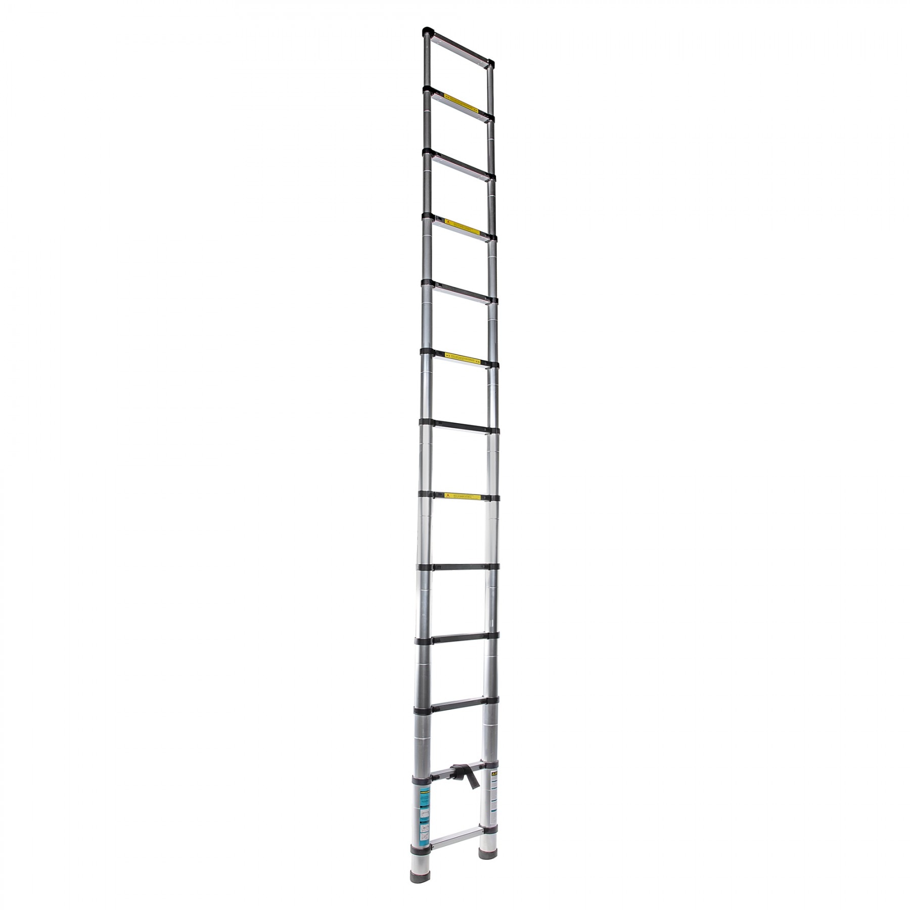 Scara telescopica aluminiu, 13 trepte, 3.8 metri - eMAG.ro