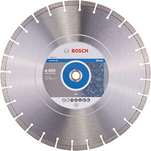 Диамантен диск за гранит и мрамор, Bosch 400 x 20 / 25.4 мм - eMAG.bg
