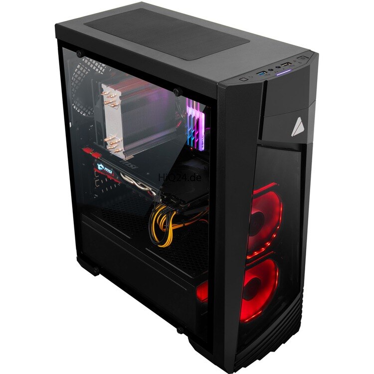 Carcasa PC Azza Blaze 231G, CSAZ-231G, Micro ATX, Mini ITX, ATX, Negru ...