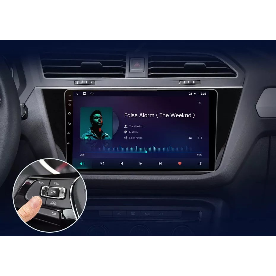 Navigatie Volkswagen Tiguan 2016-2020, android 12, 8GB RAM, 128GB ...