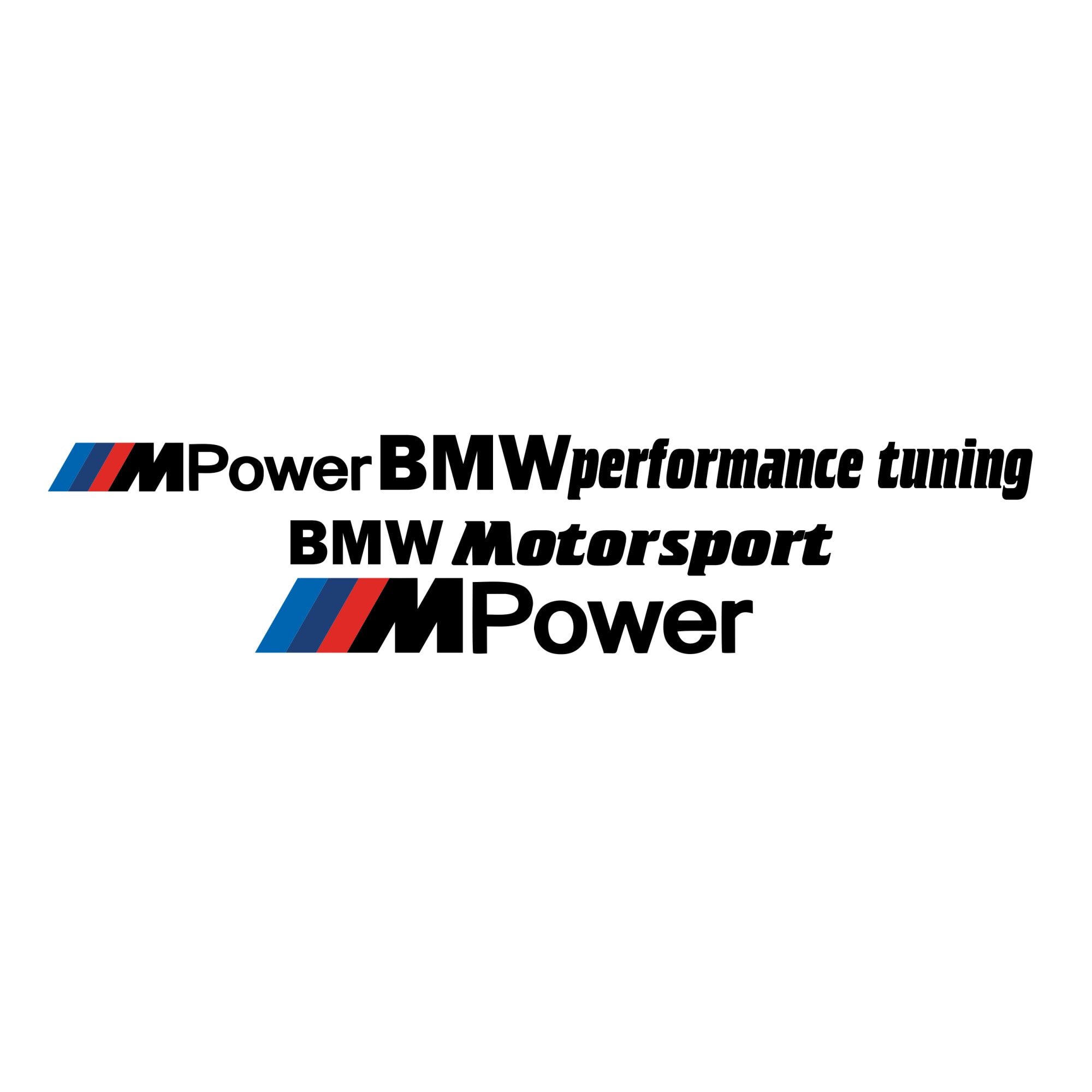 Sticker auto, BMW M power, set, negru, 45 x 3-26 x 5 - eMAG.ro