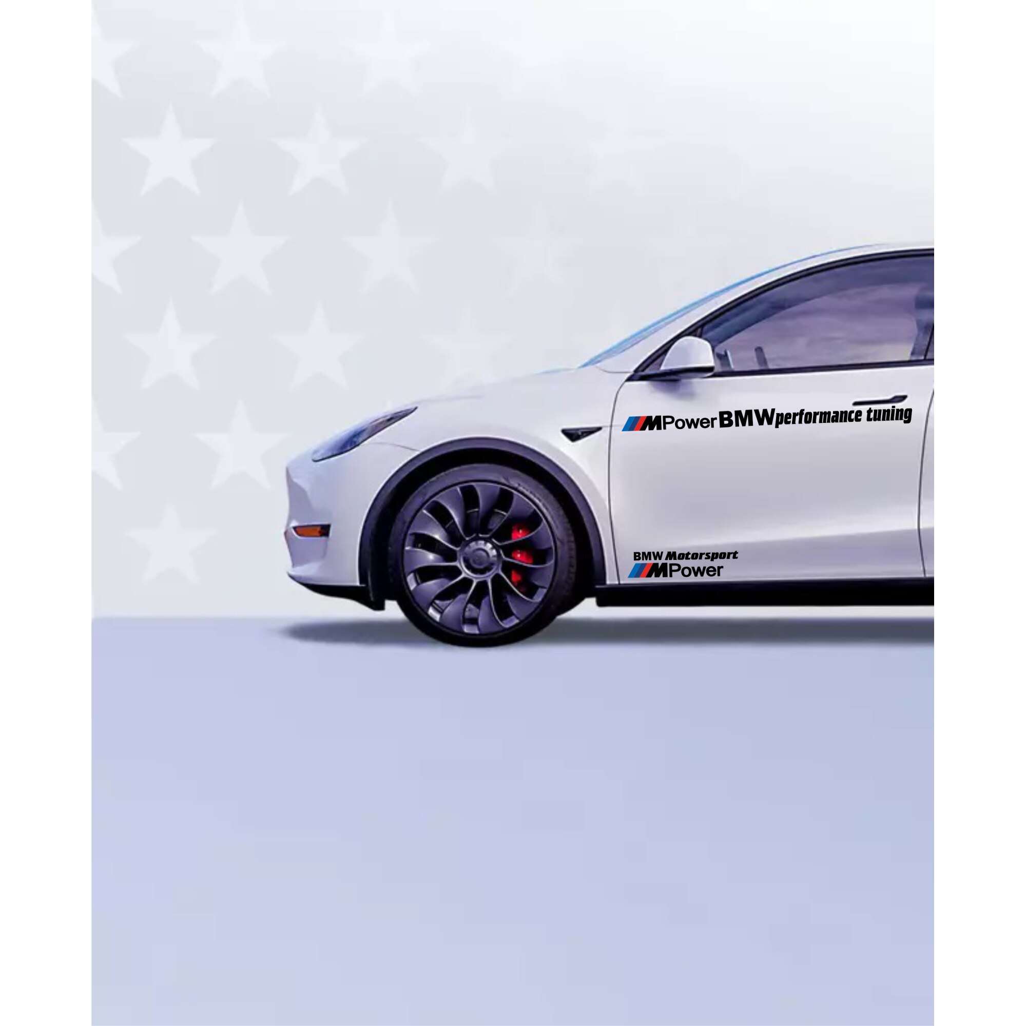 Sticker auto, BMW M power, set, negru, 45 x 3-26 x 5 - eMAG.ro