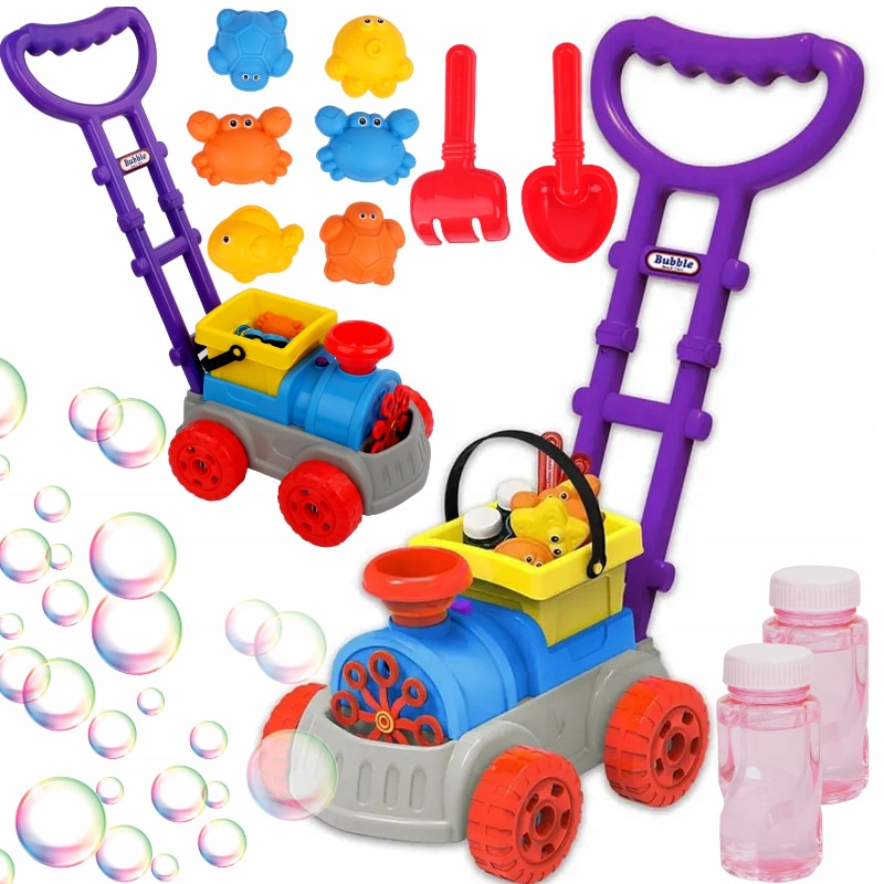 Játékkészlet homokhoz szappanbuborékokkal Bubble Train Toyz 127731 ...