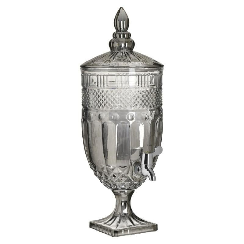 CONTAINER APA INART CU DUZA STICLA TRANSPARENT GRI 5L 20X52 cm - eMAG.ro