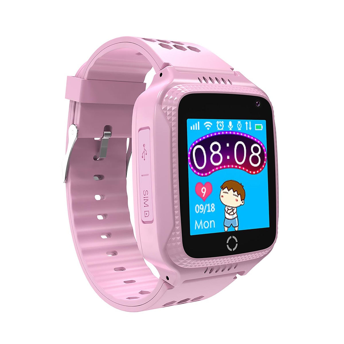 Ceas Smartwatch Celly Kidswatch pentru Copii, Roz - eMAG.ro
