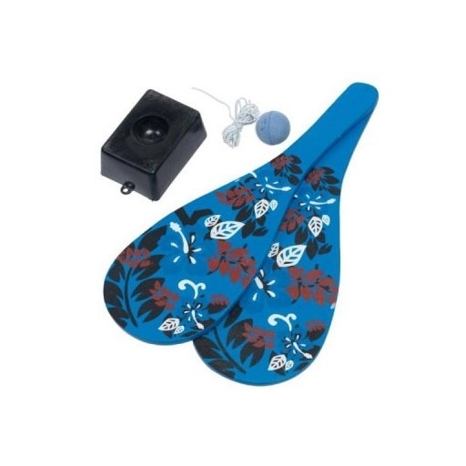 Joc Jokari 2 palete, Eddy Toys, albastru/flori - eMAG.ro