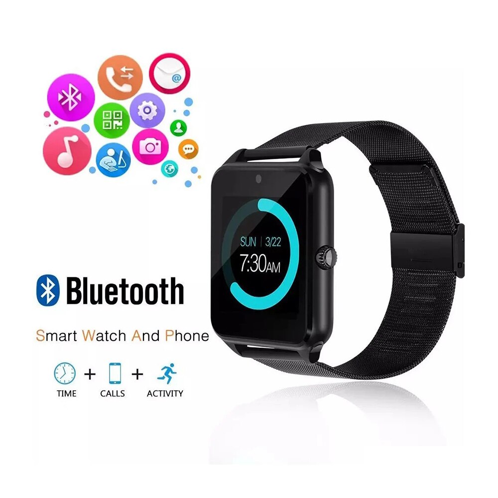 Ceas Smartwatch Z60 Wearfit, Ecran 1.54 inch, Cartela SIM, Apelare ...