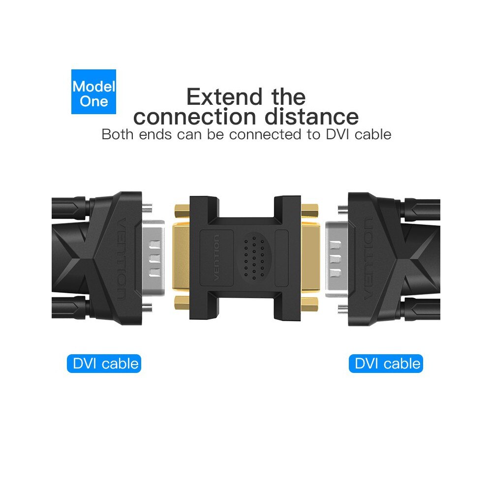 Adaptor convertor dvi (24 + 5) mama la dvi mama - eMAG.ro