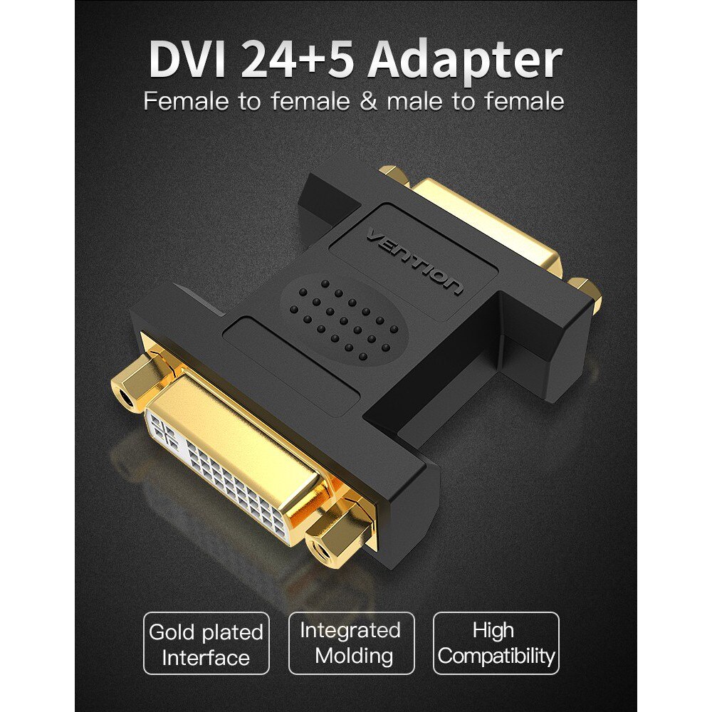 Adaptor convertor dvi (24 + 5) mama la dvi mama - eMAG.ro