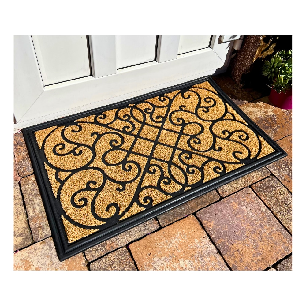 Covoras intrare, rezistent, cauciuc si polietilena, DM16, 75 X 45 cm ...