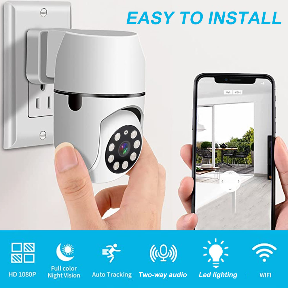 Camera de supraveghere, ABS, Interior, HD, Wi-Fi, Alb - eMAG.ro