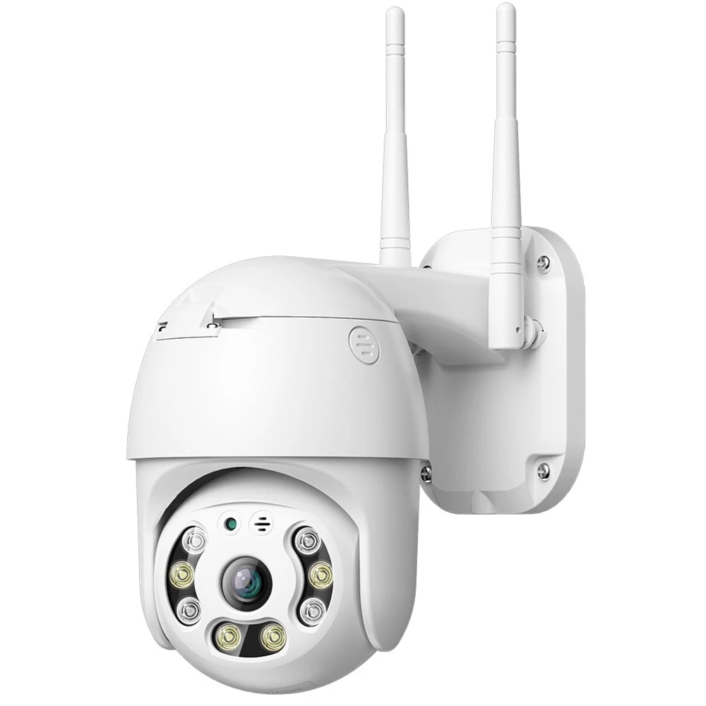 Camera de supraveghere, Exterior, 1080P, Wi-Fi, Alb - eMAG.ro