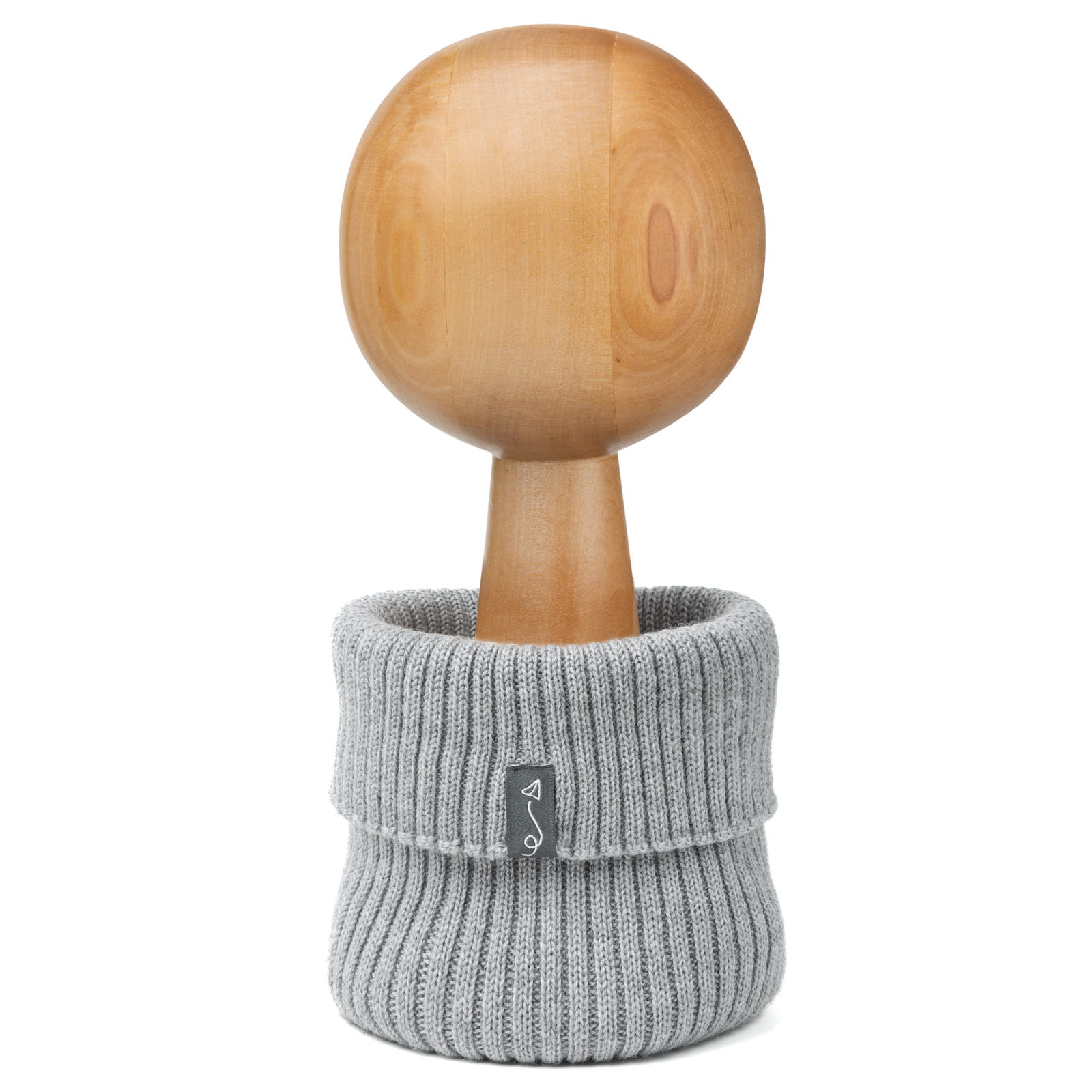 Fular pentru copii, Jukki, Lana, Gri, One-Size - eMAG.ro