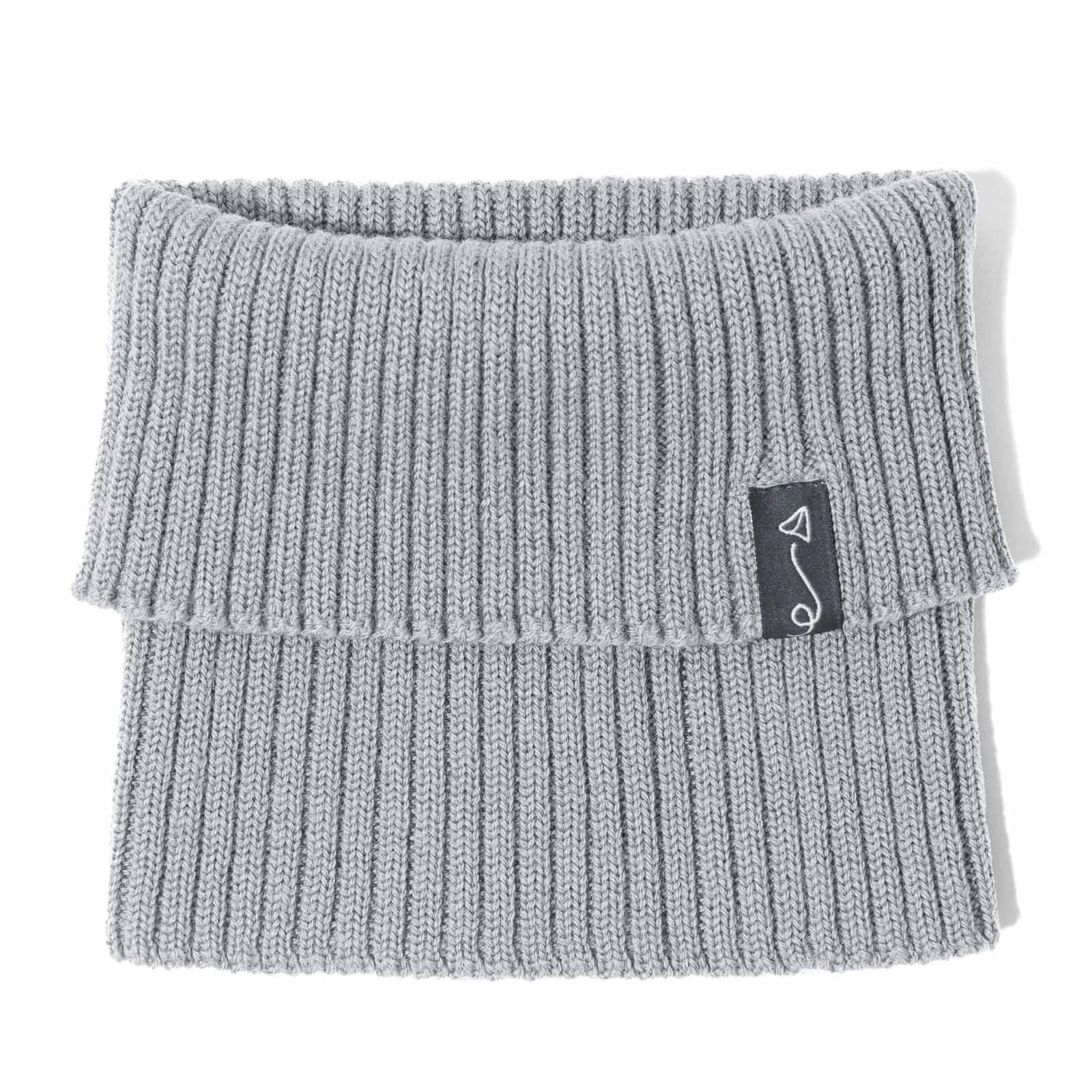 Fular pentru copii, Jukki, Lana, Gri, One-Size - eMAG.ro