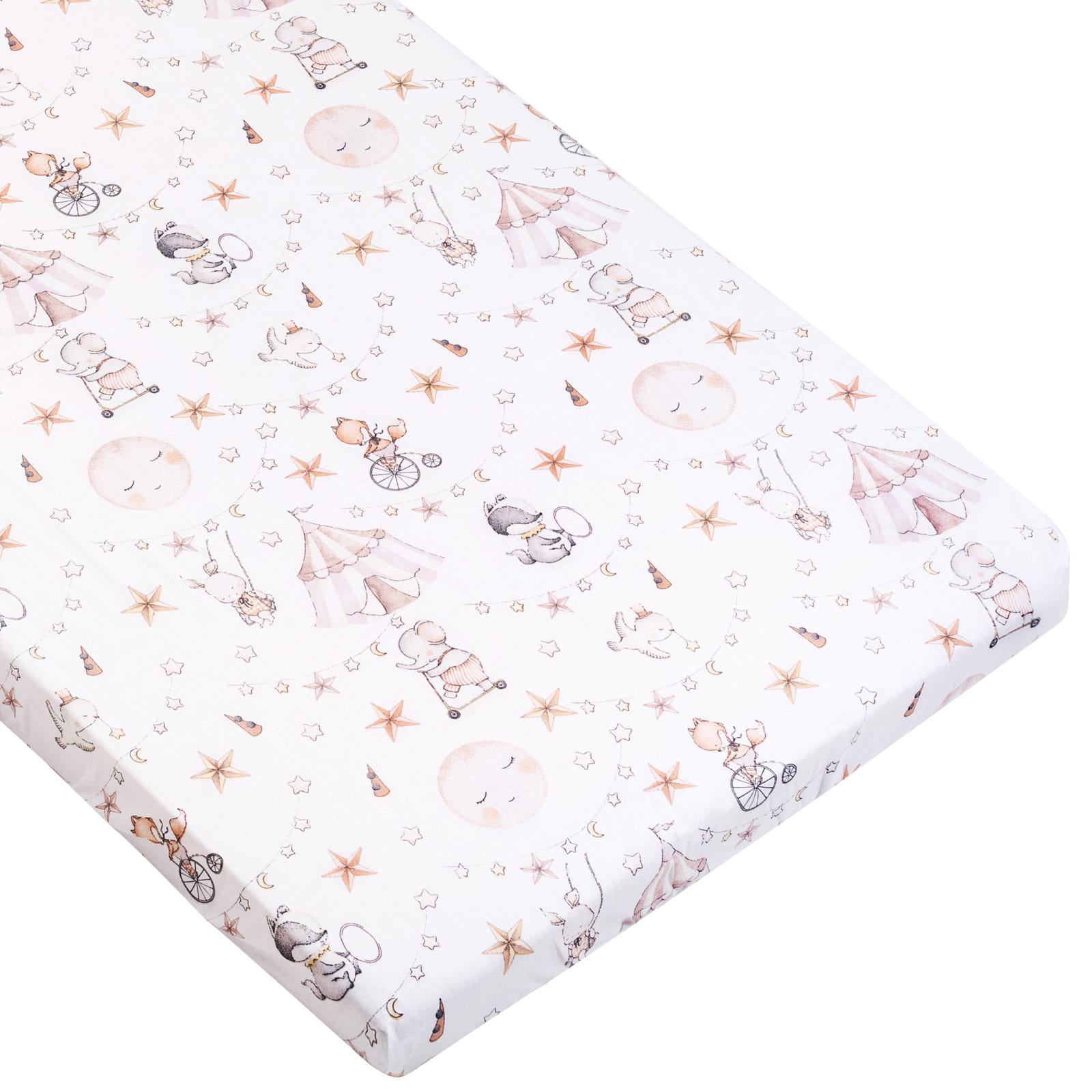 Cearceaf patut copii, Jukki, Bumbac, 120x60CM, Multicolor - eMAG.ro