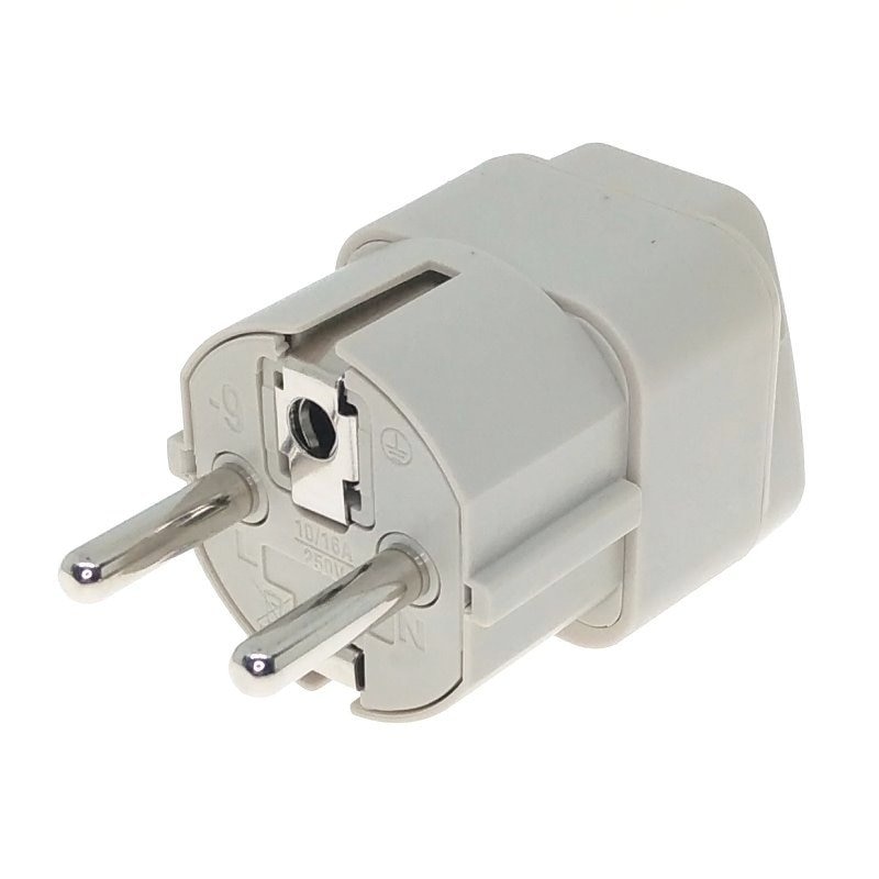 Adaptor priza EU-UK, 10A, ER40086, Alb - eMAG.ro