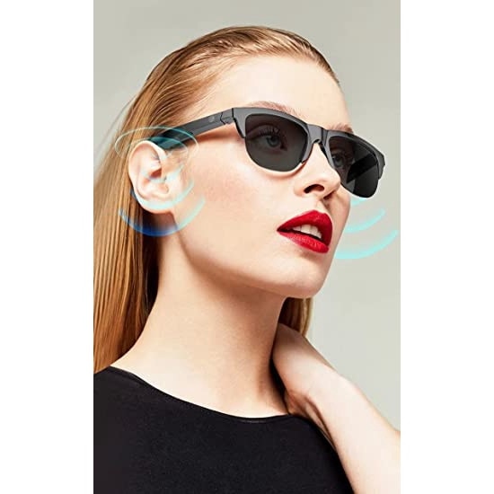 Ochelari de soare Smart, Bluetooth V5.3, Rezistenti la apa, Conexiune ...