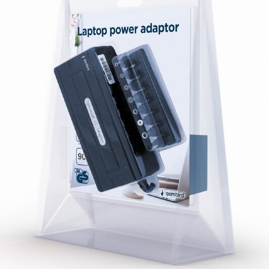 Alimentator universal notebook Gembird, 90W - tensiuni 15V/16V/18V/19V ...