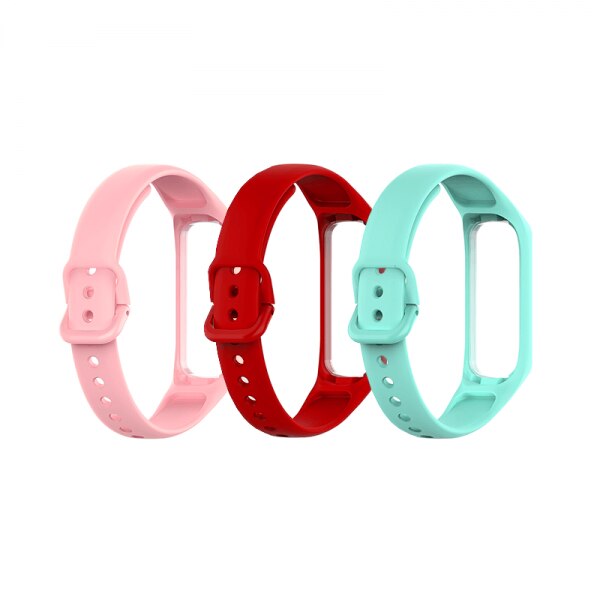 Set 3 curele din silicon, pentru bratara smart Samsung Galaxy Fit 2 SM ...