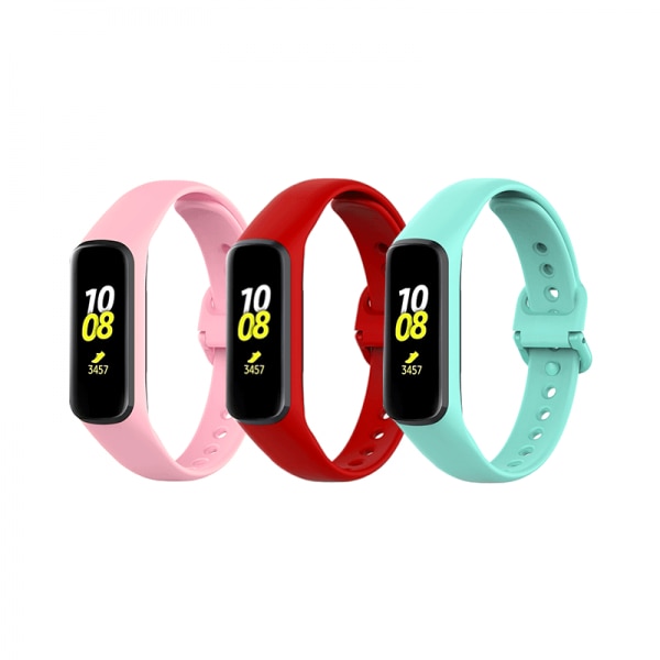 Set 3 curele din silicon, pentru bratara smart Samsung Galaxy Fit 2 SM ...