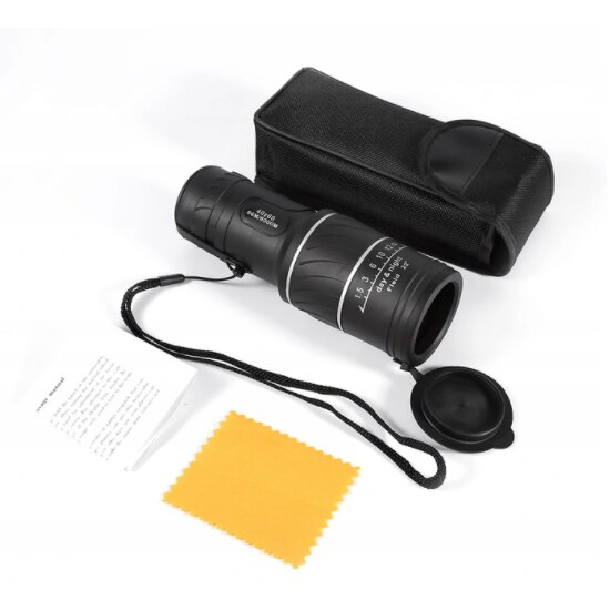 Monoclu, Cauciuc/Aliaj aluminiu, 16x52, BaK-4, 8000 m, Negru - eMAG.ro