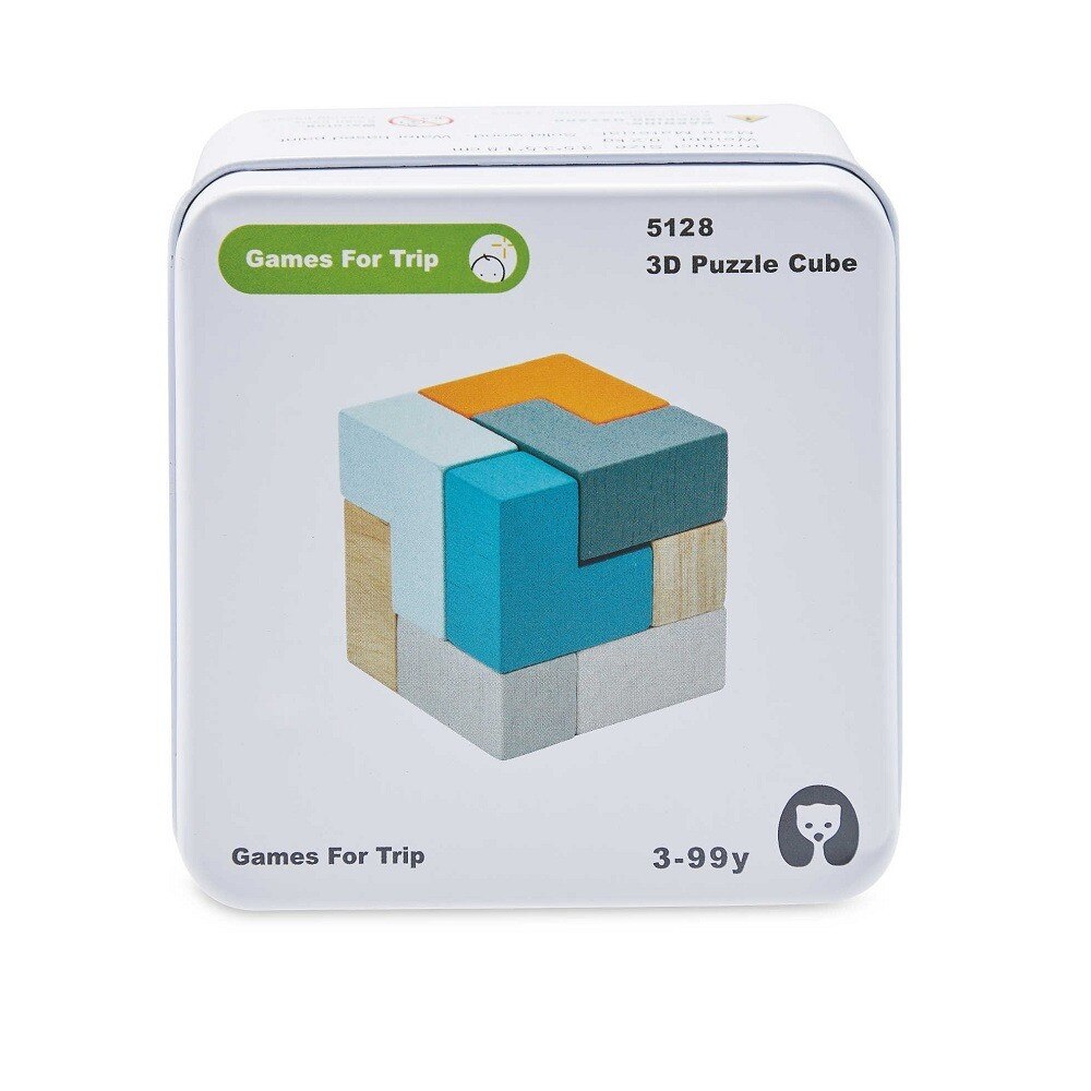 Магическо 3D дървено кубче, 9 части, 500 CUB - eMAG.bg