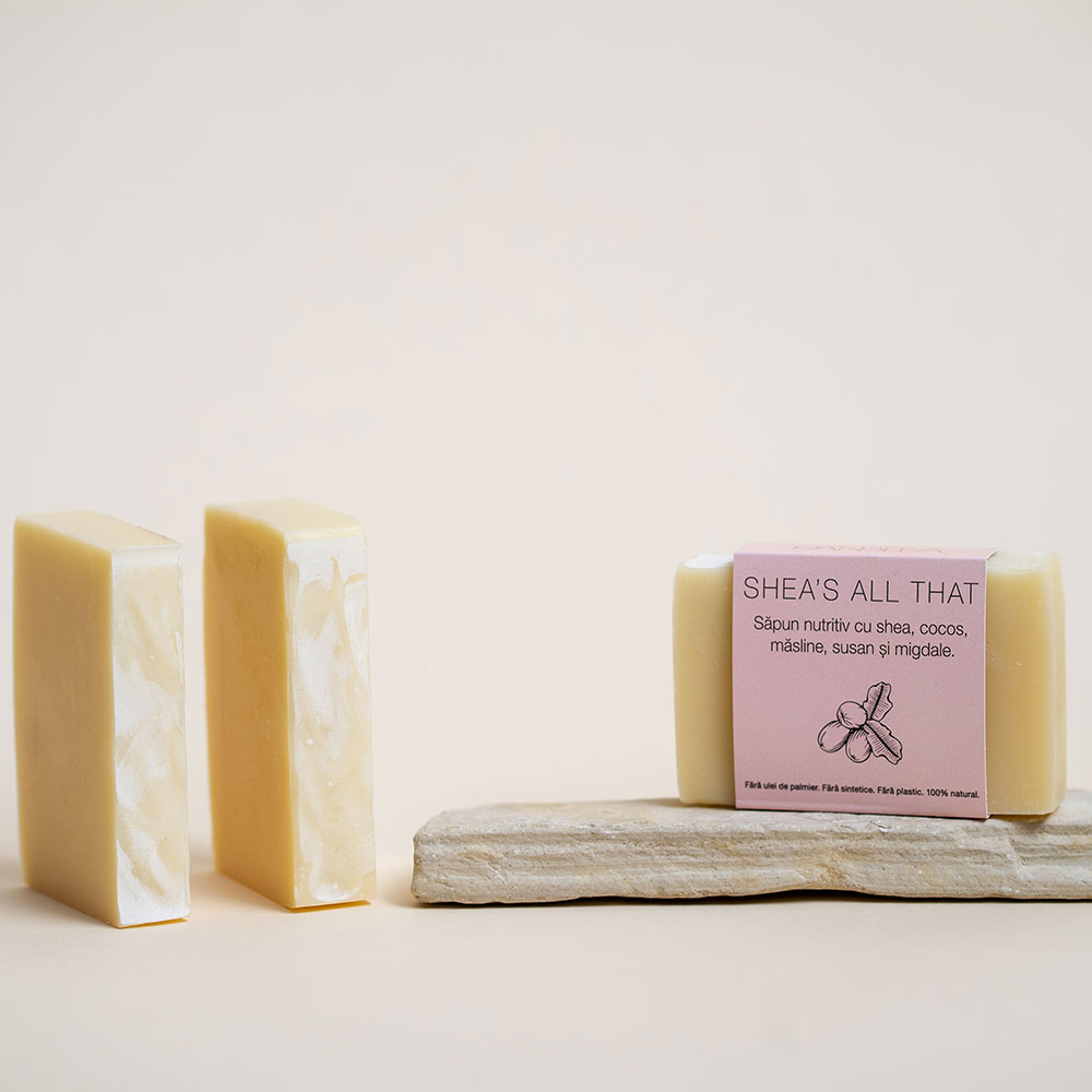 Sapun artizanal Panseea Shea’s all that cu shea, cocos, masline, susan ...